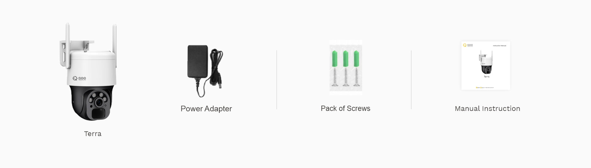 Qsee Terra 2MP WIFI Pan/Tilt Outdoor Security Camera